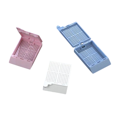 Biopsy Cassettes with Lids, 35° Angle, Blue - 1000/Pack — Empire Optics
