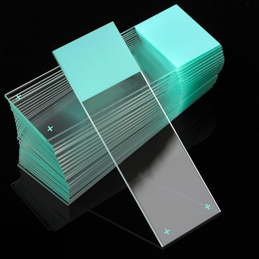 Diamond® White Glass Premium Charged Microscope Slides, 90° Corners ...