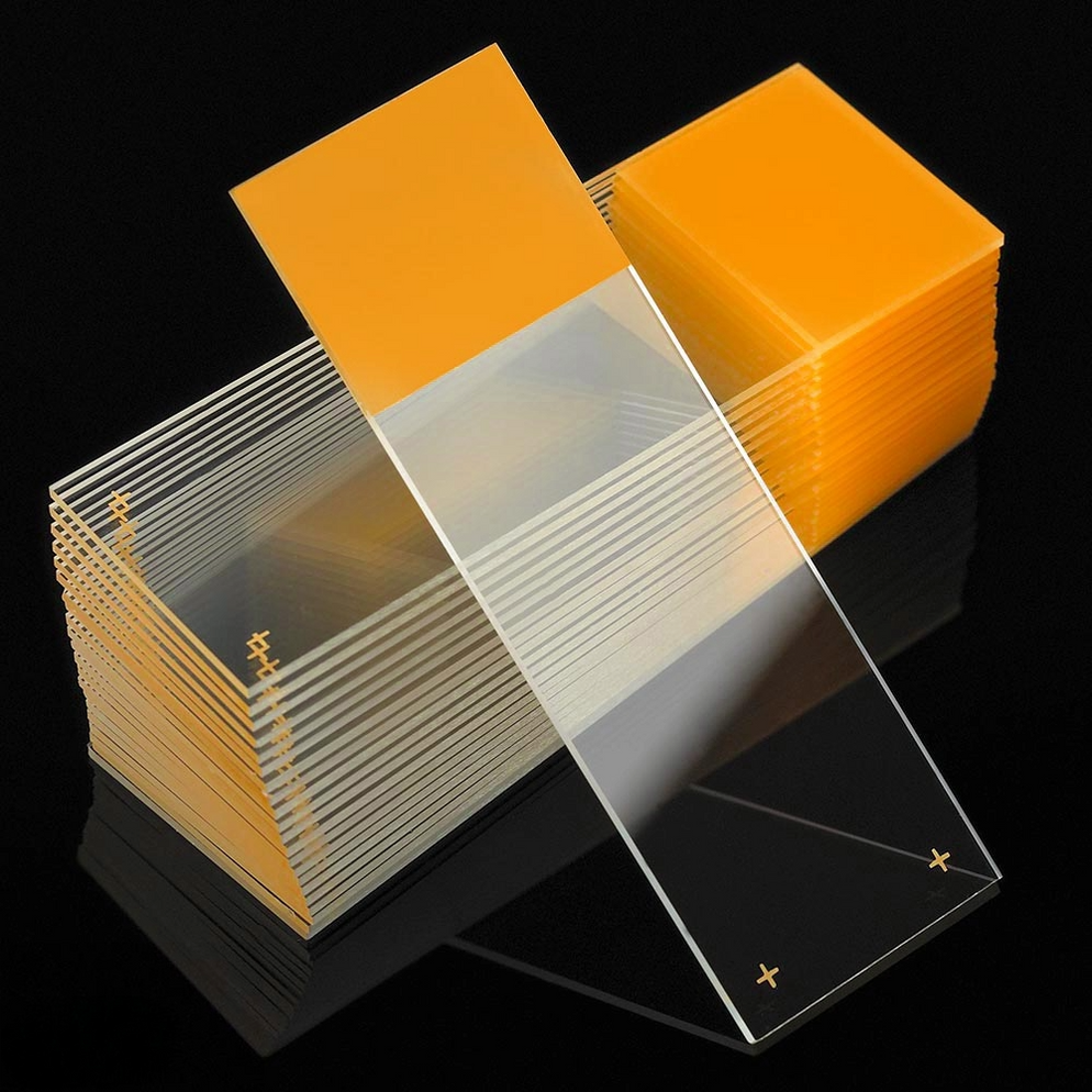 Diamond® White Glass Premium Charged Microscope Slides, 90° Corners ...