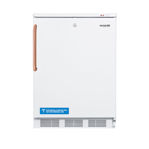 Accucold 24" Wide All-Freezer with Antimicrobial Pure Copper Handle ...