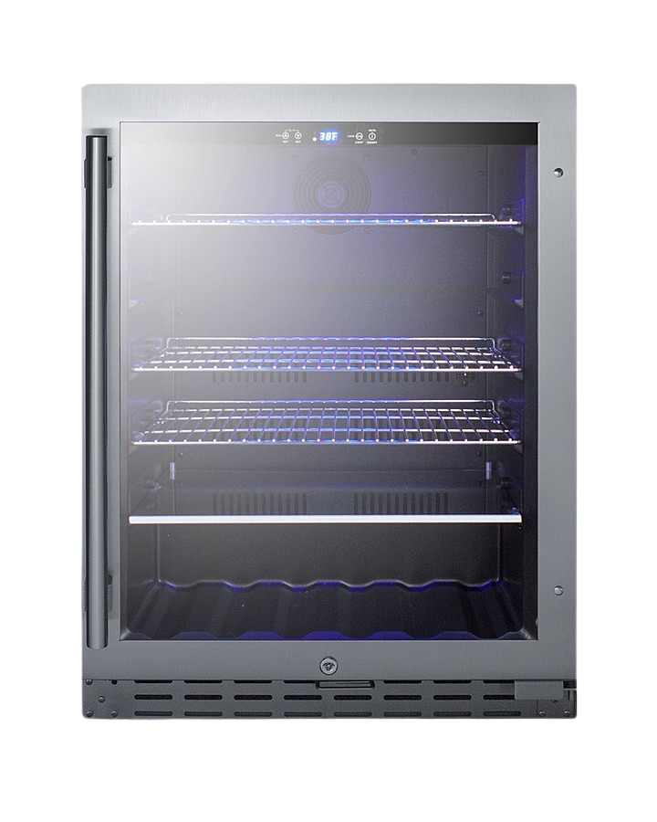 Accucold 24" Wide Built-In Beverage Cooler, ADA Compliant - ALBV2466 ...