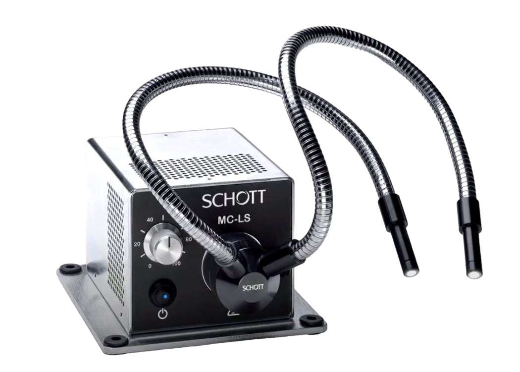 Schott MC-LS Dual Gooseneck LED Fiber-Optic Package — Empire Optics