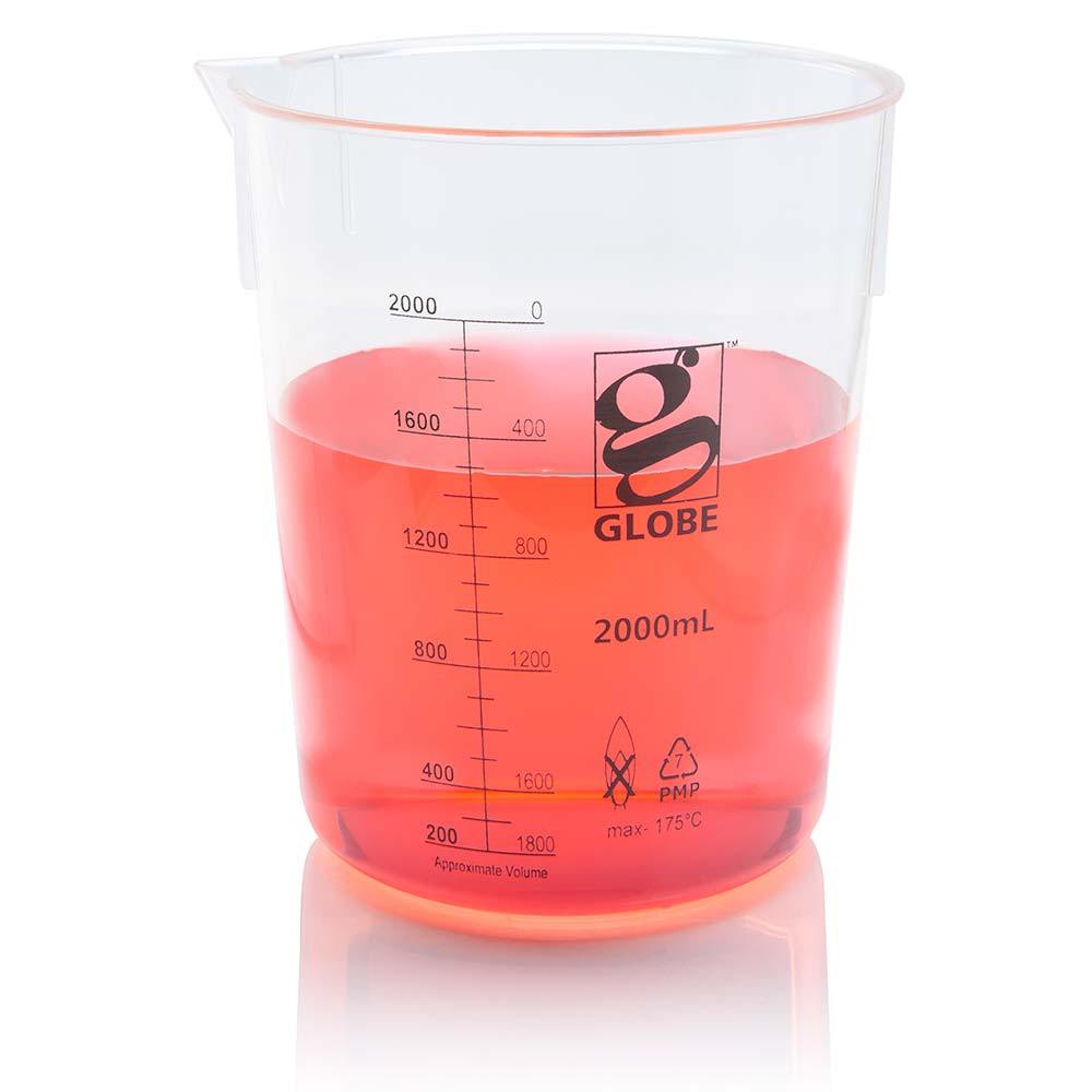 Beaker, 2000mL, Diamond Essentials, low form, PMP, — Empire Optics