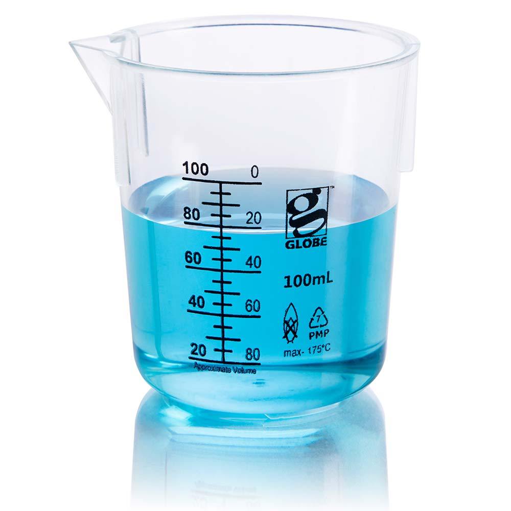 Beaker, 100mL, Diamond Essentials, low form, PMP, — Empire Optics